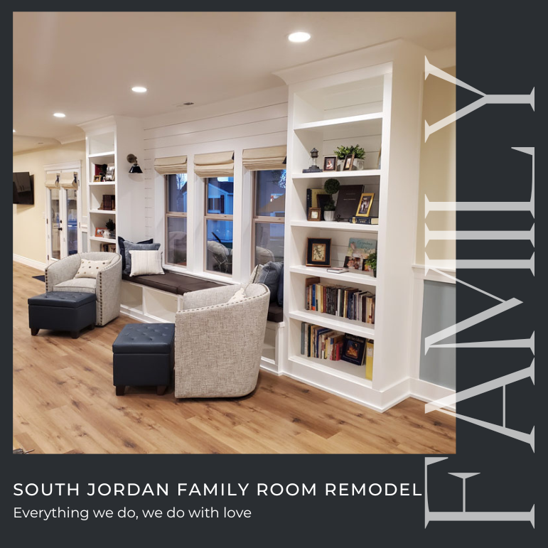 South Jordan, Utah Home Remodels and Basement Finishing